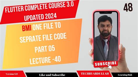 Flutter In Urdu One File To Separate Files Lecture 40
