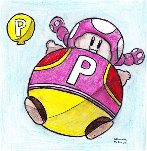 Power Balloon Toadette By Drchrisman On Deviantart