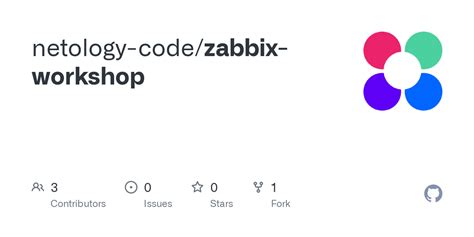 GitHub Netology Code Zabbix Workshop