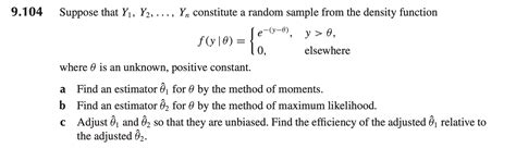 solved 9 104 ﻿suppose that y1 y2 dots yn ﻿constitute a