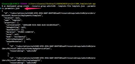 DEPLOYING A WEB APPLICATION WITH ARM TEMPLATE AND AZURE CLI DEV Community