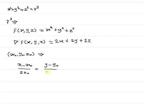 Solved Show That Every Normal Line To The Surface Of The Sphere Given