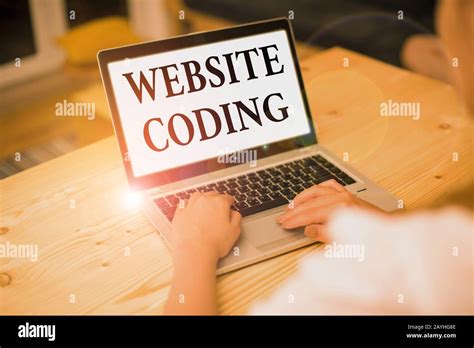 Writing Note Showing Website Coding Business Concept For System Of