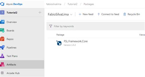 tutorial continuous integration de pacote nuget no azure devops