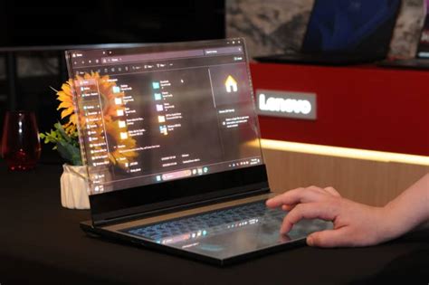 Lenovo Unveils Laptop With Transparent Screen For Creative Work