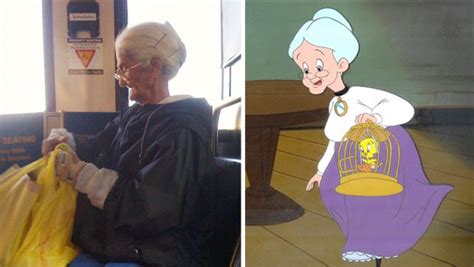 Real Life Grandma From Looney Tunes Design You Trust — Design Daily