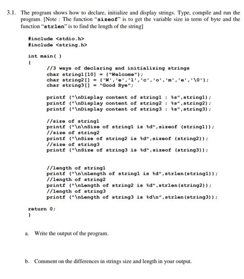 Answered The Program Shows How To Declare Bartleby