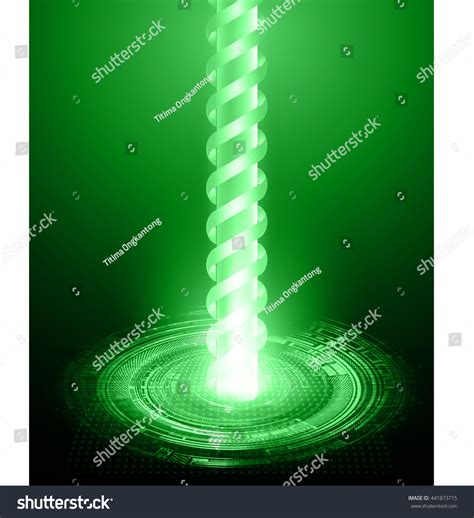 Digital Data Background Green Abstract Light Stock Vector Royalty Free Shutterstock