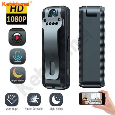 Kebidumei Mini Camera 1080P Full HD Micro Voice Video Recording Camcorder Body Cam Wearable