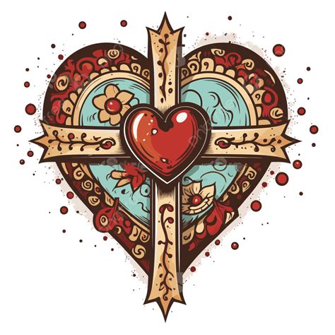 Heart With Cross Inside