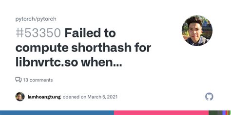 failed to compute shorthash for libnvrtc so when compiling application