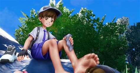 Shota Trainer Florian Feet Pokemon Super Kuboのイラスト Pixiv