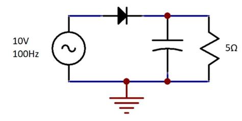 Solved When The AC Input Is Less Than The Peak The Chegg Com