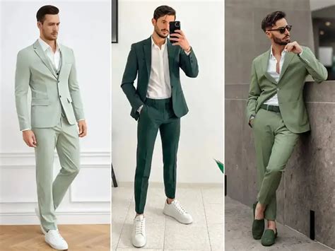 کت شلوار مردانه شیک با رنگ سبز برای مجالس مهم و مهمونی