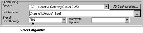 Specifying Signal Conditioning In Ifix Database Manager Industrial