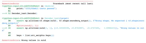 C5w4a1 Transformer Architecture With Tensorflow Submission Error
