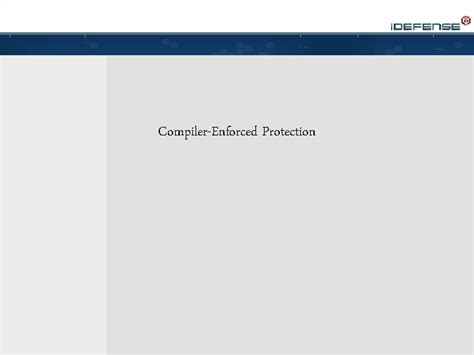 A Comparison Of Buffer Overflow Prevention Implementations And