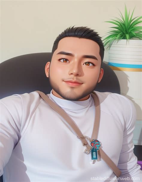 Three Dimensional Male Cartoon Stable Diffusion Online