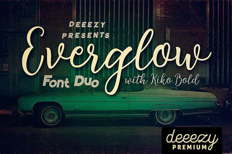 Everglow Script Font Duo By Cruzine Design TheHungryJPEG