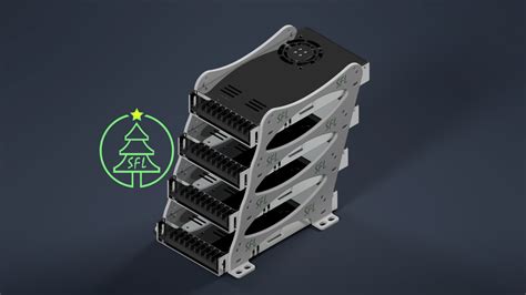 Stl File Quad Generic Power Supply Mounting Bracket