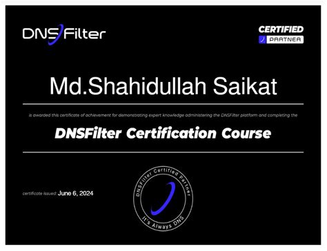 Md Shahidullah Saikat On Linkedin Dnsfilter Dns
