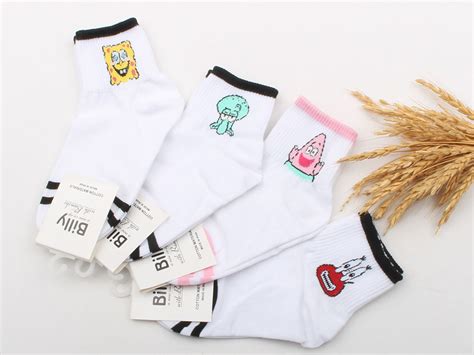 جوراب ساق دار باب اسفنجی 10 سال به بالا