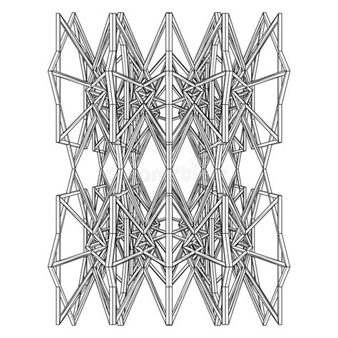 Modern Coffee Table Vector A Vector Illustration Of A Square Metal And Glass Table Isolated On