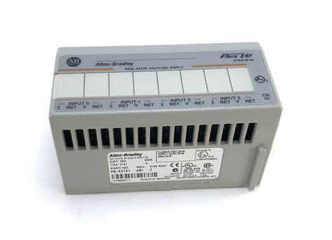 Allen Bradley 1794 If4i Ser A Rev A01 Flex Io Analog Input Isolated Electrical Power And