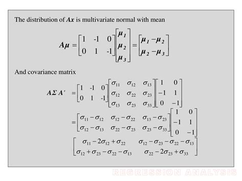 Ppt Chapter 4 Multivariate Normal Distribution Powerpoint