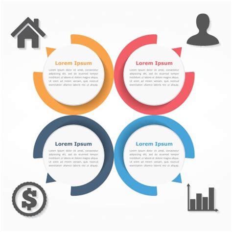 Employees Sitting On Workflow Diagram To Work Vector Image