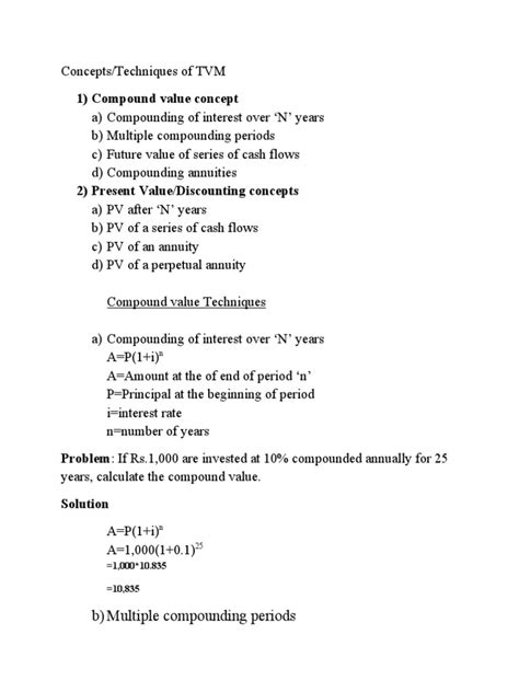 Tvm Practical Questions Pdf