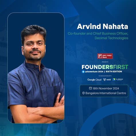 Letsventure Meet Arvind Nahata Co Founder Of Decimal