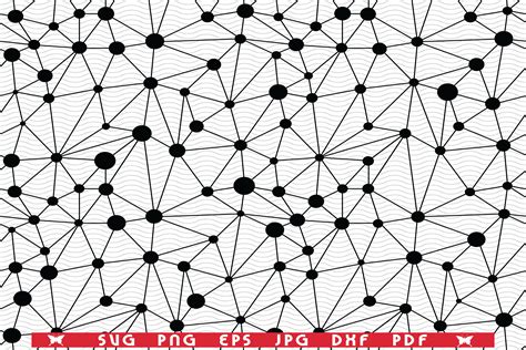 Svg Triangles Grid Seamless Pattern Graphic By Designstudiorm