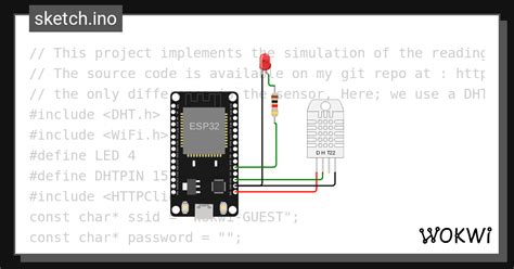 Dht Sensor Wokwi Esp32 Stm32 Arduino Simulator