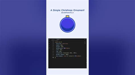 A Simple Christmas Ornament Codetheworld Coder Softwaredeveloper