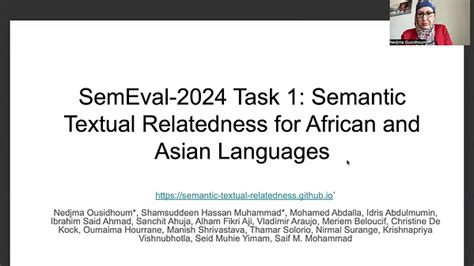 Underline Semeval Task 1 Semantic Textual Relatedness For African