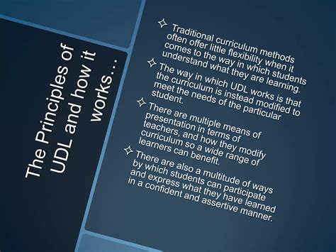 Udl In The Classroom Pptx Education