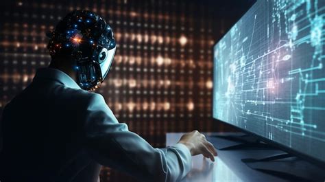 Premium Photo Data Analyst Using Technology Ai For Working Tool