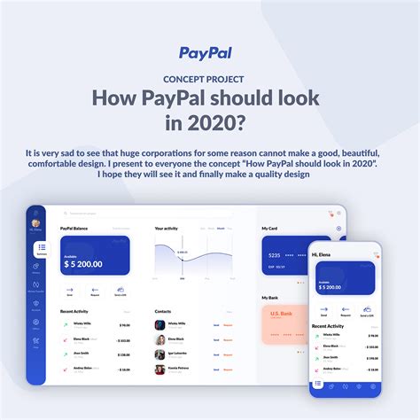 Paypal Concept Ui Design Behance