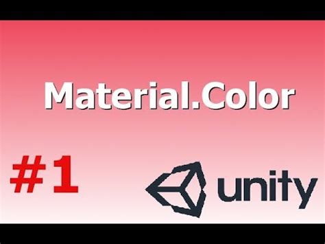 Quick Tutorials Changing Color Through Script In Unity YouTube