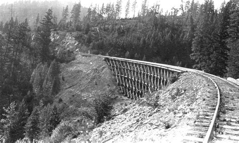 Early Columbia Falls History 1929 Great Northern Railroad Marion