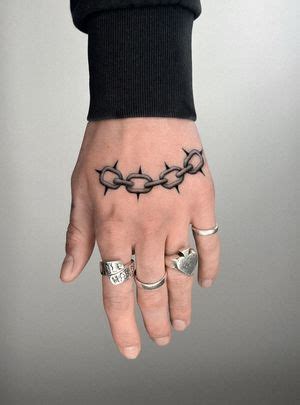 Tattoo Uploaded By Joshua Williams • Hand Chain • Tattoodo
