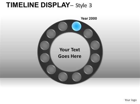 timeline display 3 powerpoint presentation slides db presentation