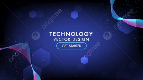 Abstract Technology Background Hi Tech Communication Concept Template