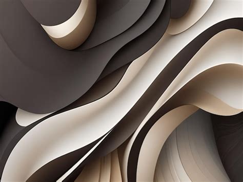 Premium Ai Image Abstract Ebony Dreams Layered Background