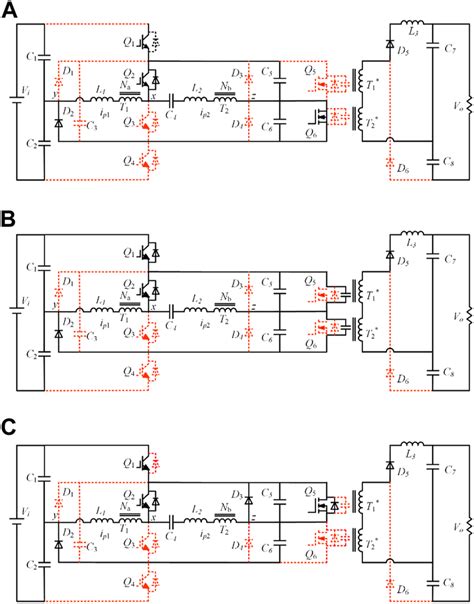 Equivalent Circuits Of Different Operational Modes Of Proposed