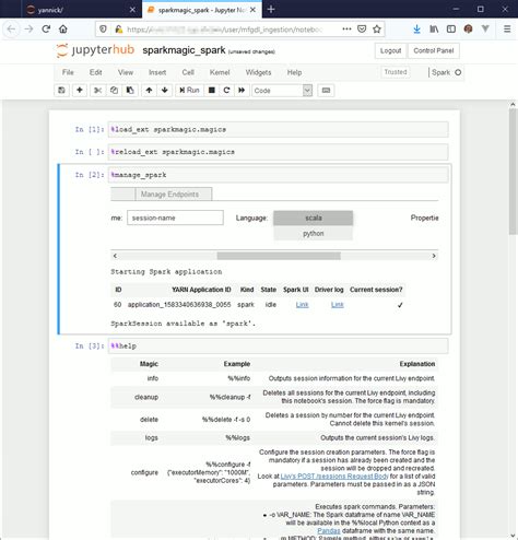 pyspark and spark scala jupyter kernels cluster integration