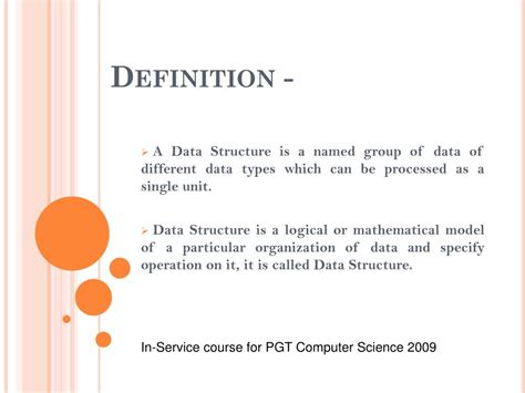 PPT DATA STRUCTURE PowerPoint Presentation Free Download ID