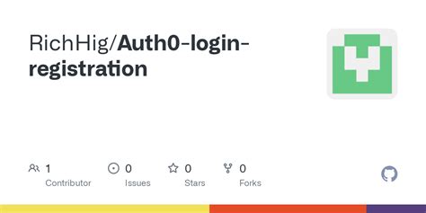 Github Richhig Auth Login Registration