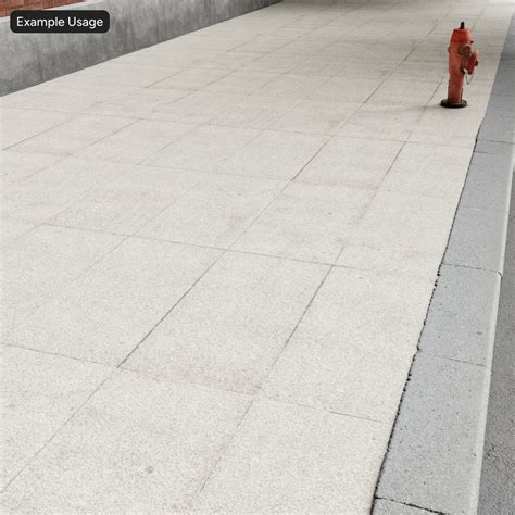 Worn Granite Paver Texture Grey Poliigon